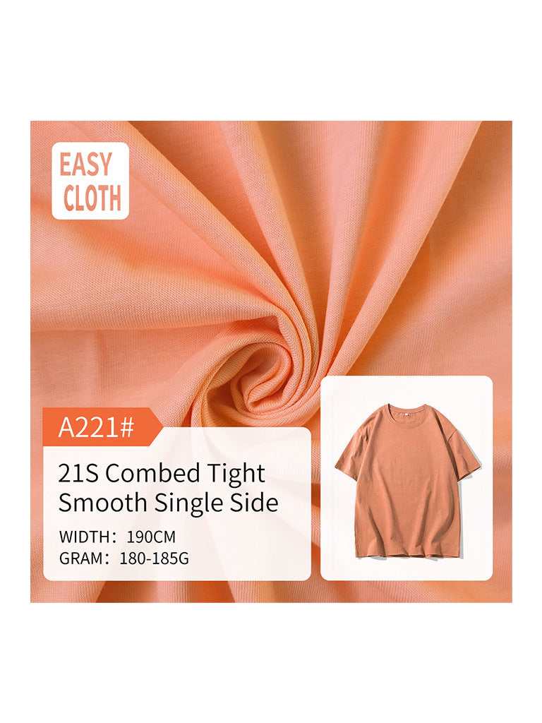 21S Combed Tight Smooth Single Side